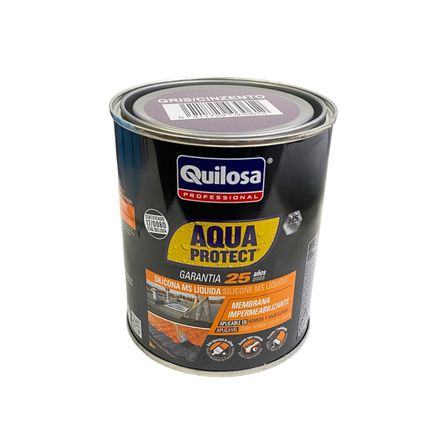 Impermeabilizante Quilosa Aquaprotec Silicona Ms Líquida 1 Kg Gris