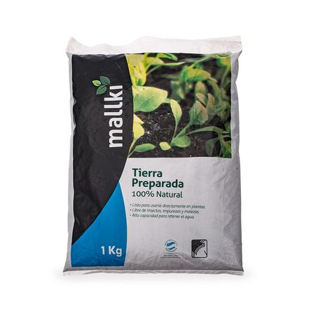Tierra preparada para jardinería x1kg